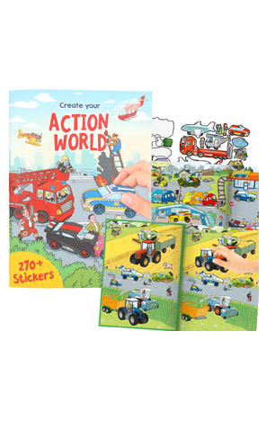 Hoću knjigu - Bojanka Action World